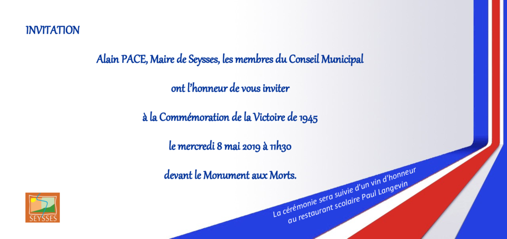 Commémoration 8 mai - Ville de Seysses
