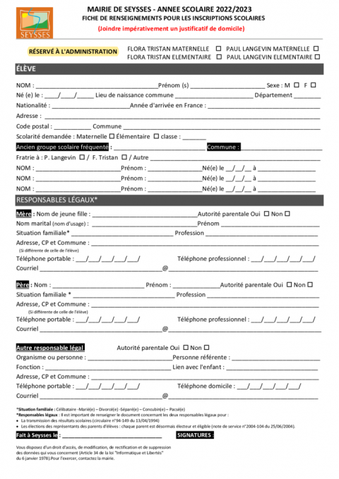 Fiche inscription 2022-2023 WEB - Ville de Seysses