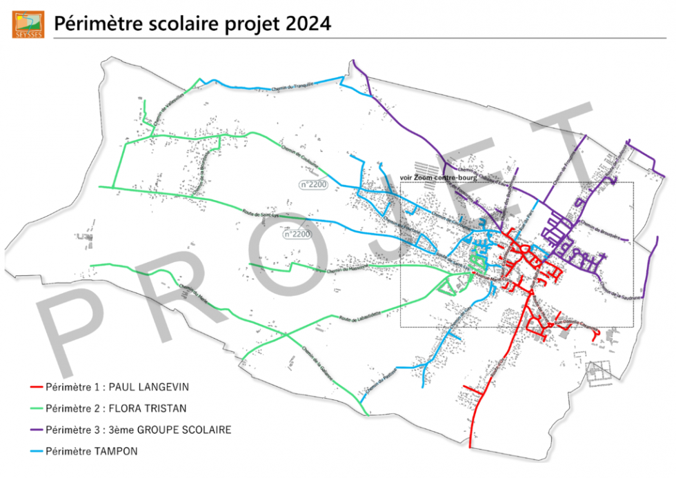 Projet carto perimetre scolaire 2024-2025 - Ville de Seysses